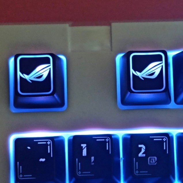 2PCS ASUS ROG ABS Keycap Backlight Unique Prodigal Eye R4 ESC Used For ...