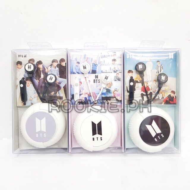 BTS Kpop Headset Earphone With Pouch BLACK PINK EXO TWICE MOMOLAND ...