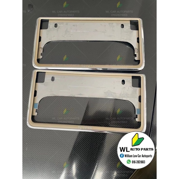 Totota Gold Frame Plate number plate condition tip top pnp all toyota ...