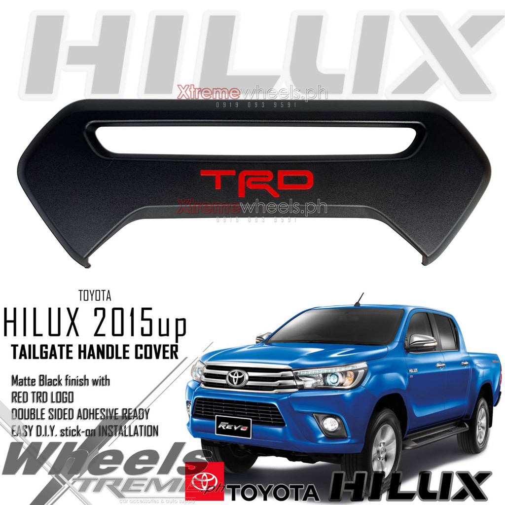 Hilux Revo / Conquest / Rocco 2015-2024 Trd Rear Handle Cover / trunk ...