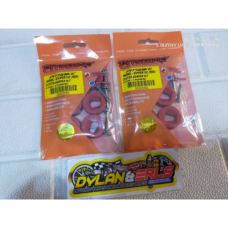 PITSBIKE CLUTCH DUMPER KIT (6 PINS+ 6 RUBBERS) FOR SNIPER 150 | Shopee ...