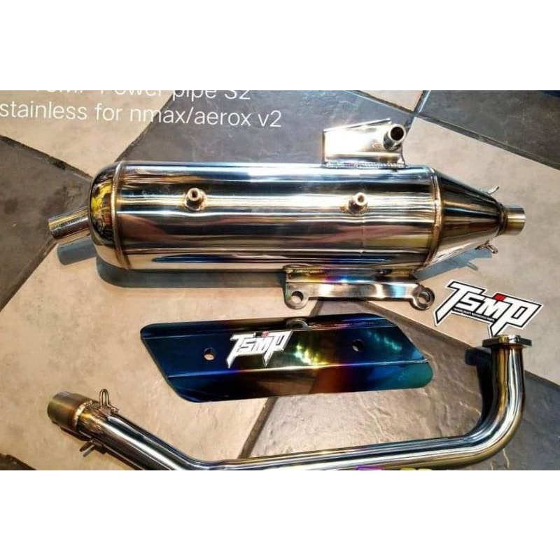 TSMP POWER PIPE STAINLESS MMAX V2/AEROX V2 | Shopee Philippines