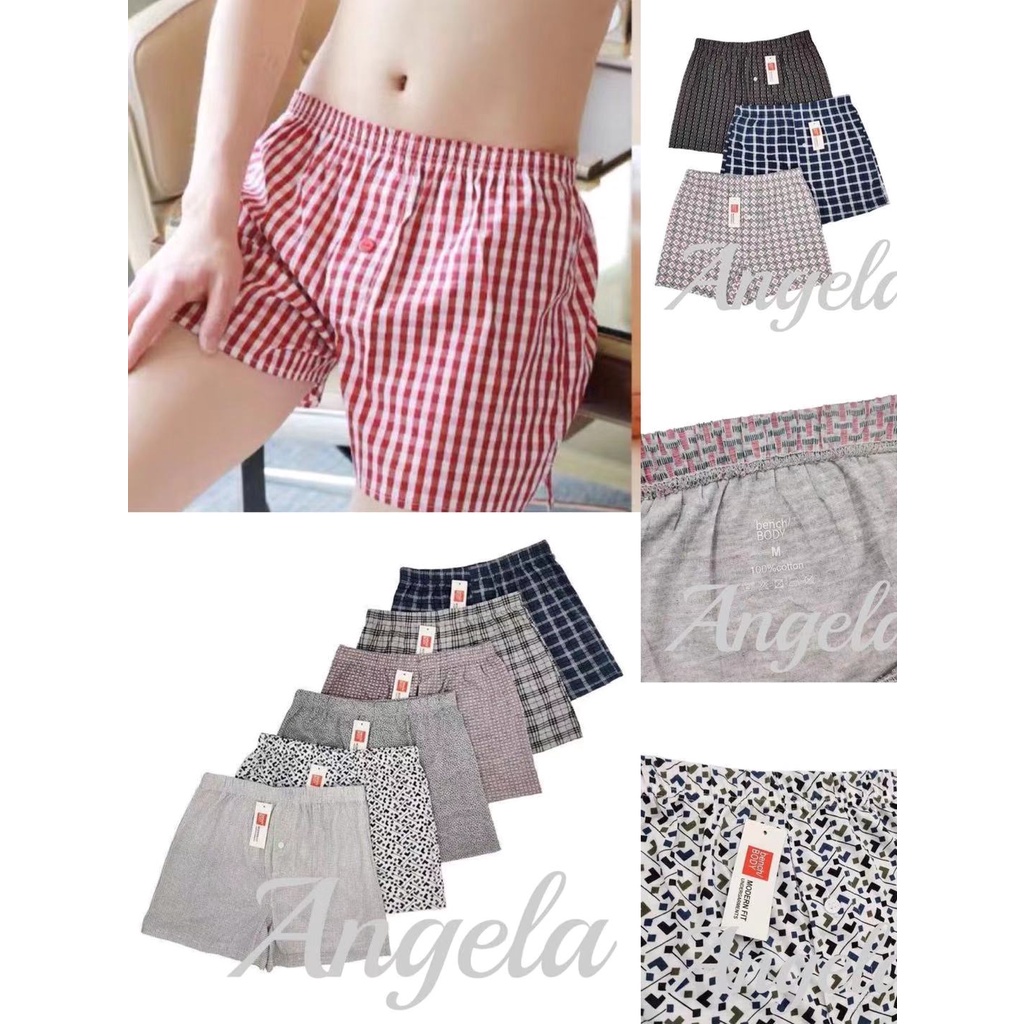 COD Bench Body 100% Cotton Men's Boxer Shorts Teen's/Adult Underpants ...