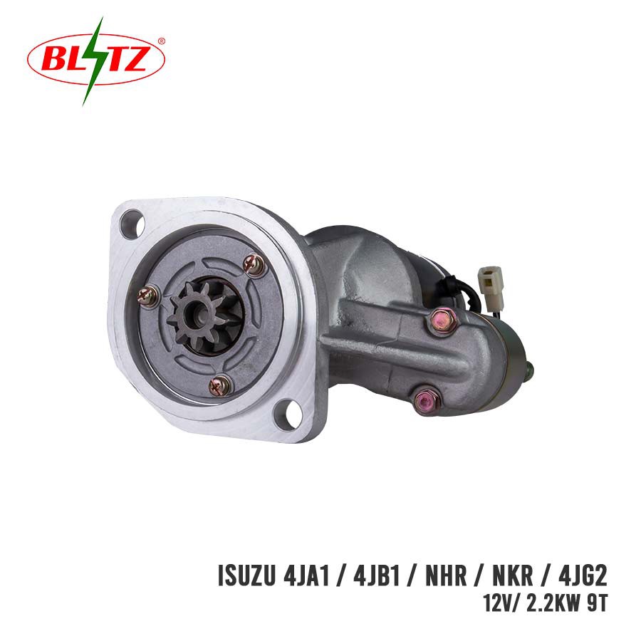 ISUZU 4JA1 4JB1 NHR NKR 4JG2 12V 9T 2.2KW BLITZ STARTER ASSEMBLY ONE ...