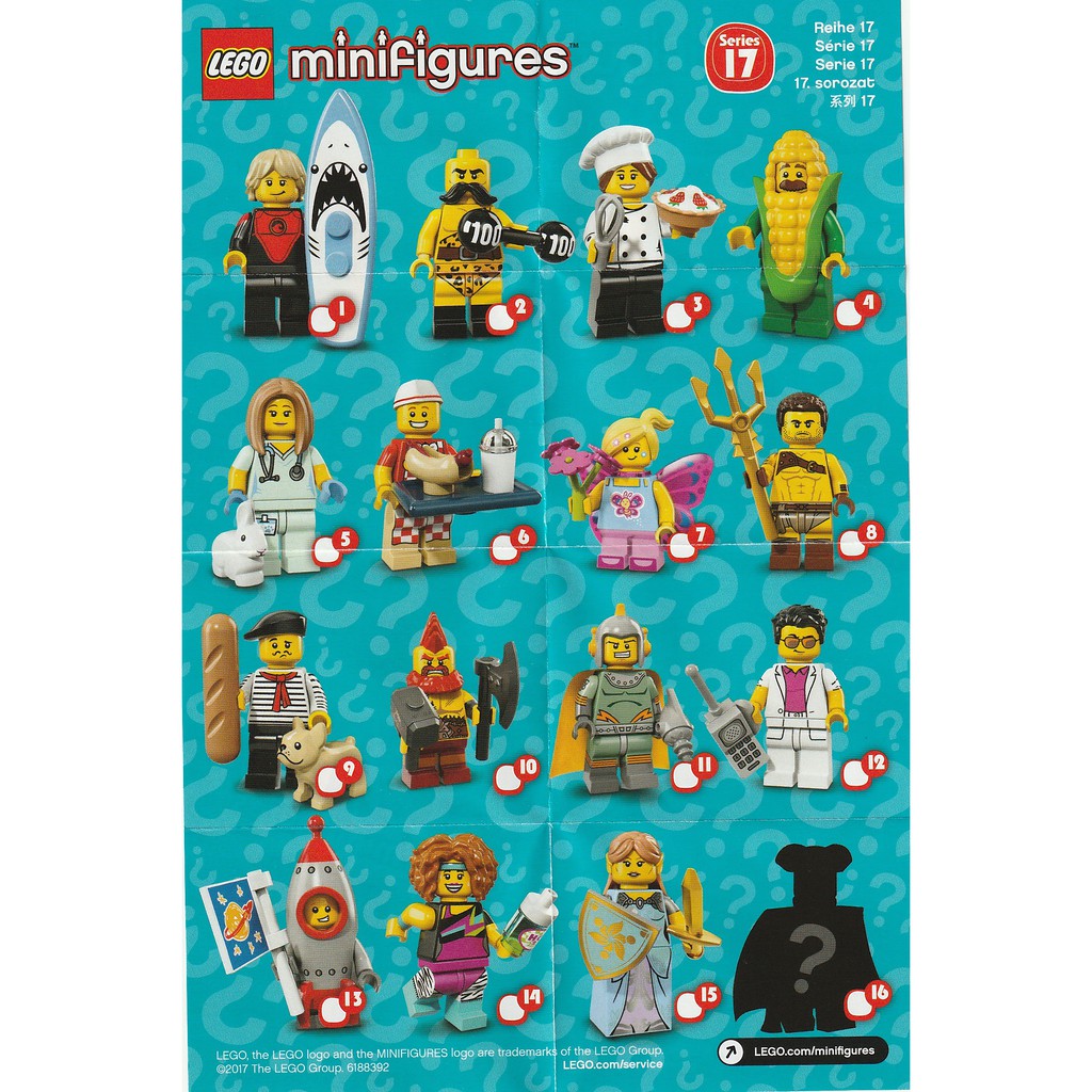 LEGO 71018 SERIES 17 COLLECTIBLES MINIFIGURES 2017 CMF LIMITED EDITION ...