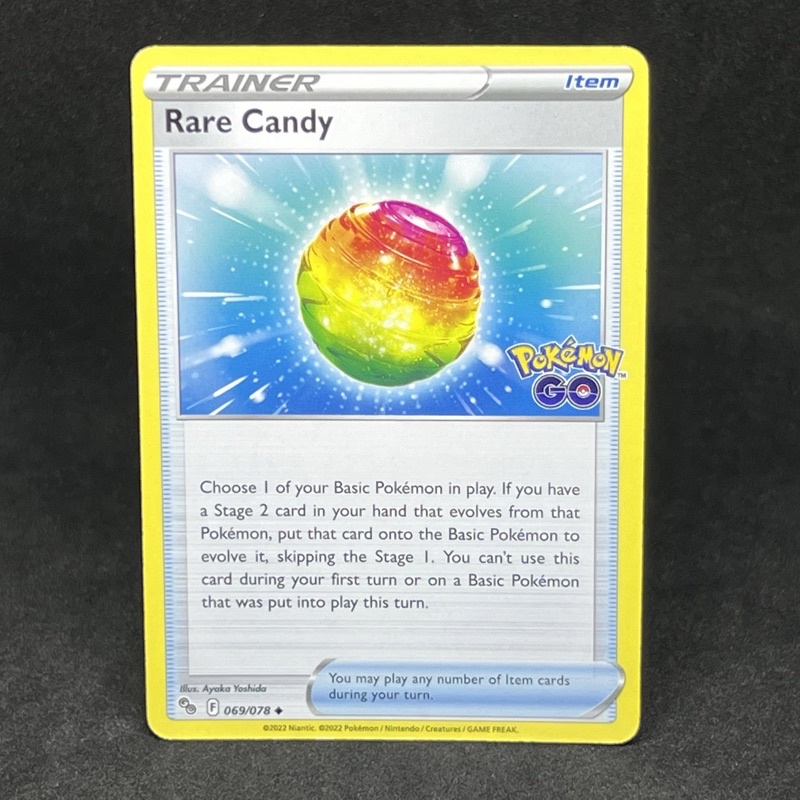 Pokemon TCG Singles - Pokemon GO Trainer Cards - Pokestop Rare Candy ...