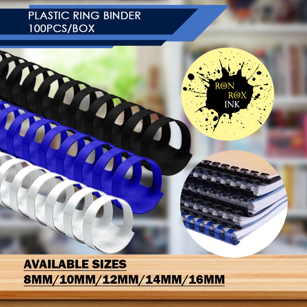 Plastic Comb Binder Rings PVC Plastic Binder Comb Coil Loose-Leaf A4 ...