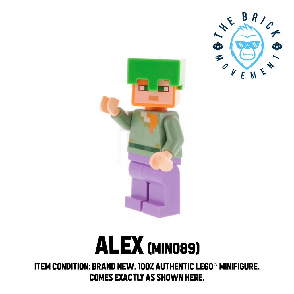 LEGO® MINECRAFT Alex Minifigure | Shopee Philippines