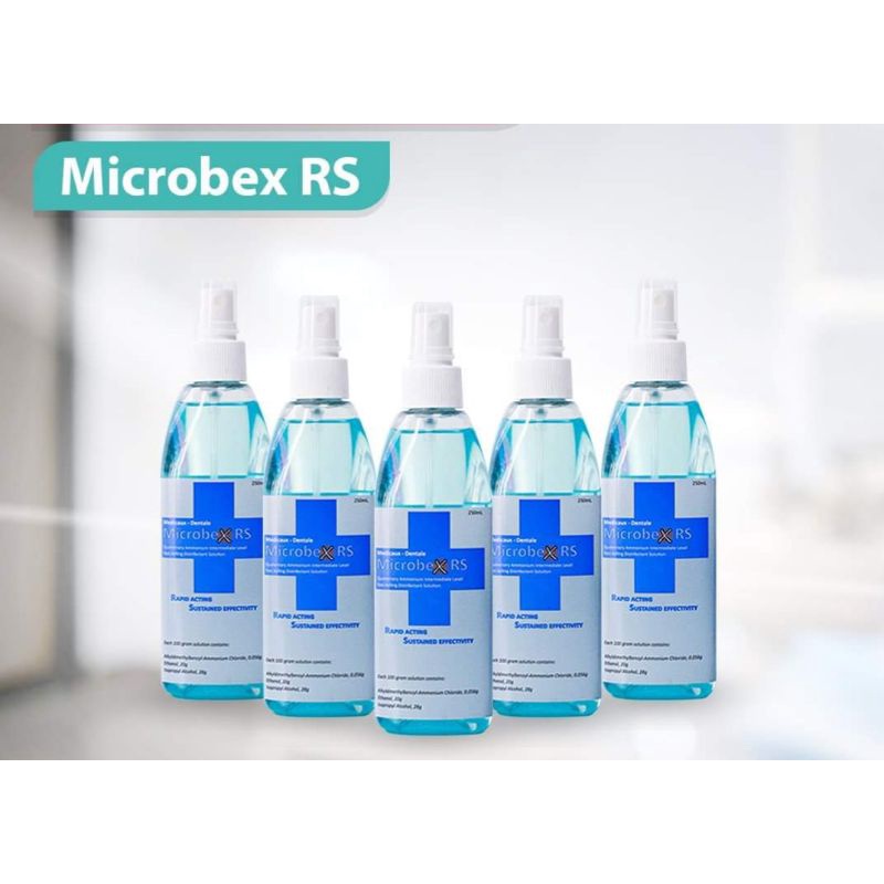 Microbex RS Spray 300ml Fast Acting Disinfectant Solution Kill ...