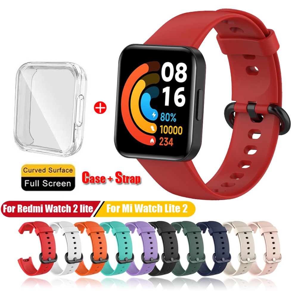 Silicone Strap For Redmi Watch 2 Lite Watchbands Watch Strap For Mi Watch Lite 2 Strap With ...