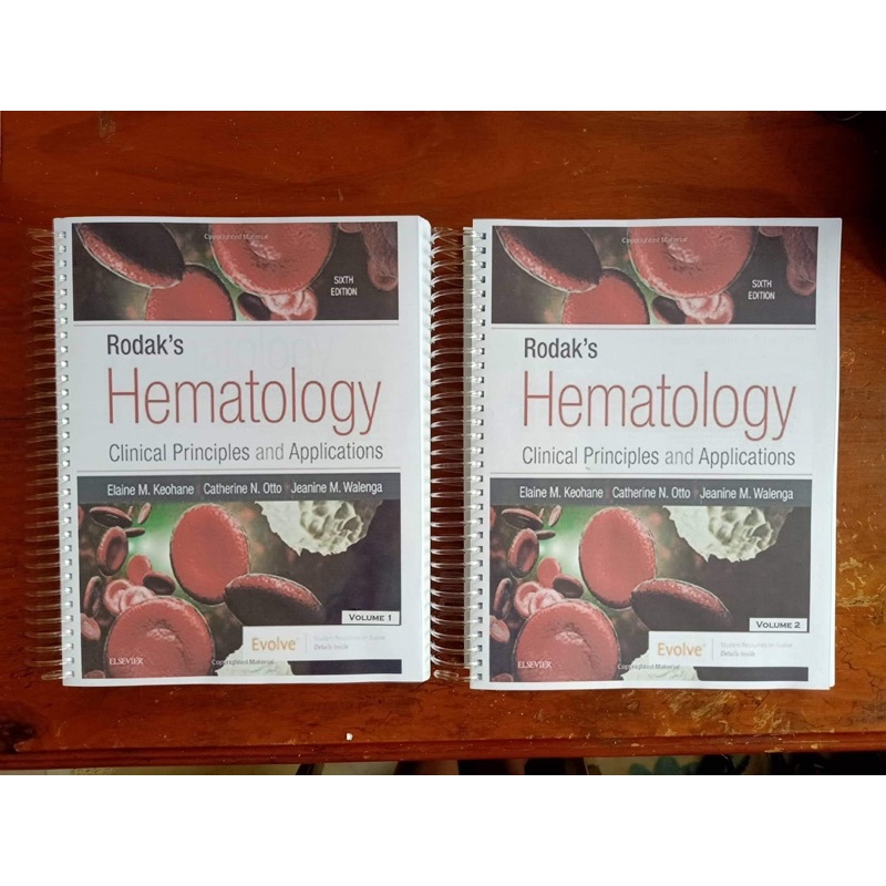 Rodak's Hematology Clinical Principle and Applications, 6th and 5th Ed ...