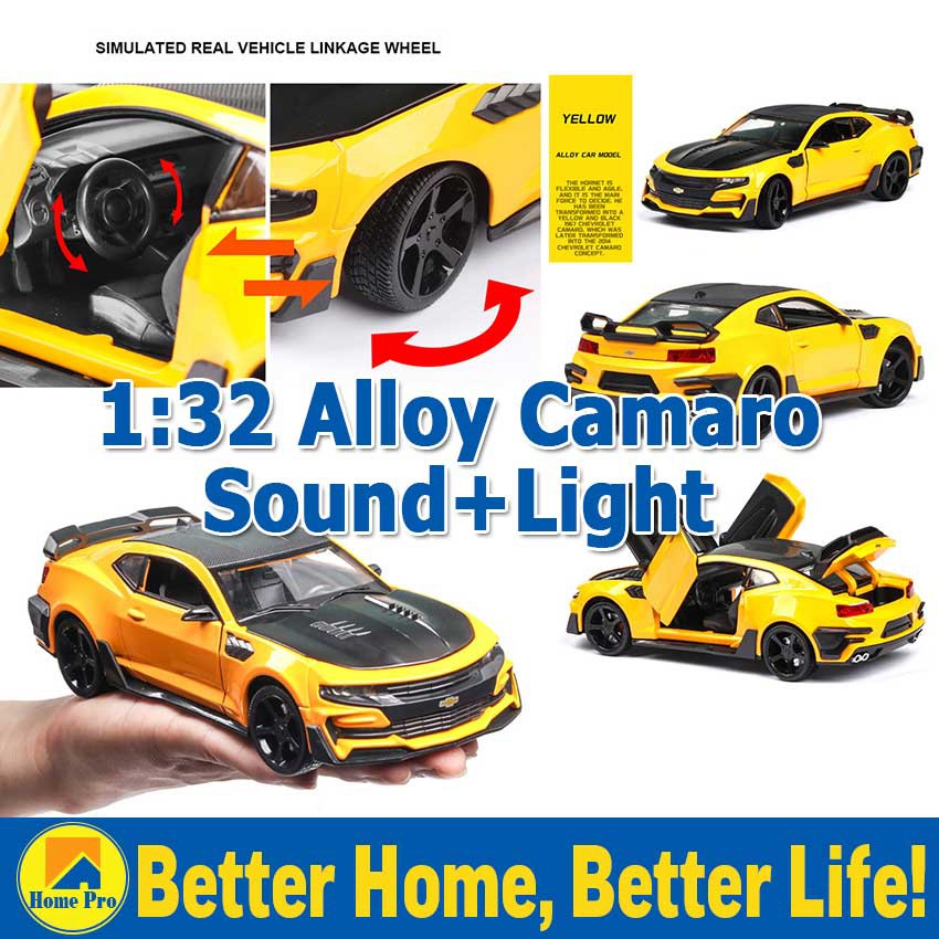1:32 Camaro Toy Alloy Car Model Collection Alloy Car Toys For Children ...