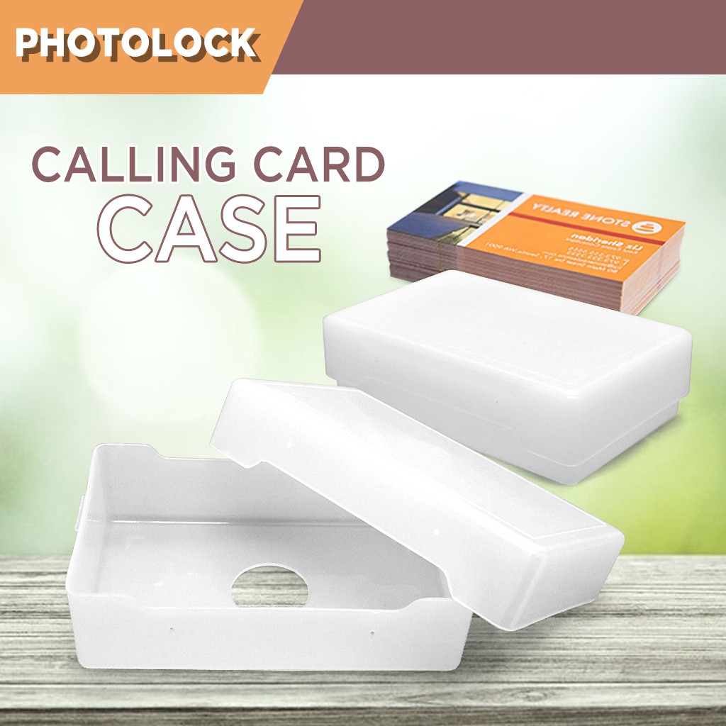 (20-50 pcs) Calling Card Case for Business Cards | Shopee Philippines