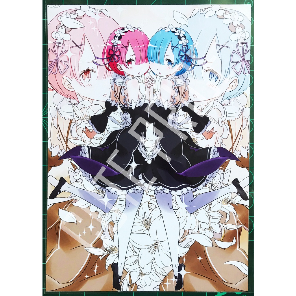 Poster anime Re Zero A4 Size Wall Mounted | Shopee Philippines