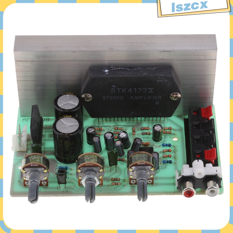 [ DX0408 100W Channel Digital Power Audio Amplifier Board DC 12-24V Car ...