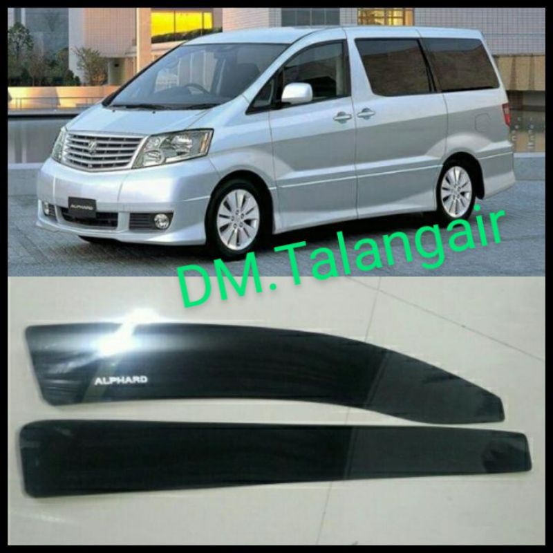 Toyota Alphard AH10 Gen1 2003-2008 car water gutter flat model | Shopee ...