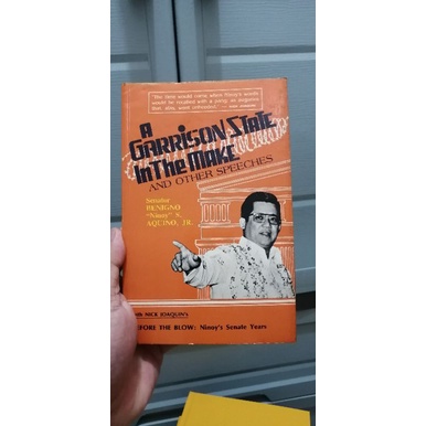 NINOY AQUINO: A Garrison State in the Make and other Speeches ...