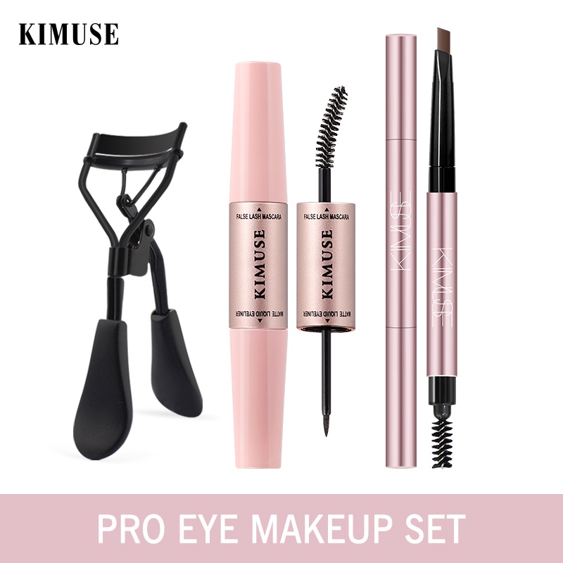 Kimuse 2in1 Mascara +Waterproof Eyeliner + Double-head Waterproof ...