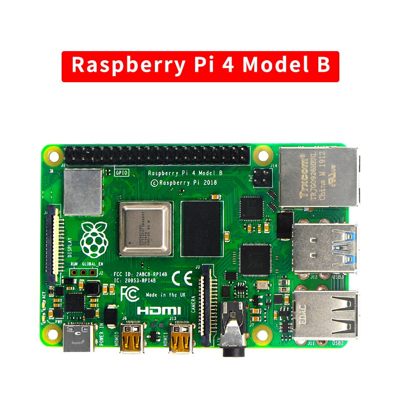 Original Latest Raspberry Pi 4 Model B Pi 4 Dev Board 2G 4G 8G RAM 2.4G ...