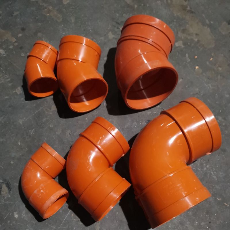 pvc orange fittingssanitary elbow 2”3” 4 “good quality | Shopee Philippines