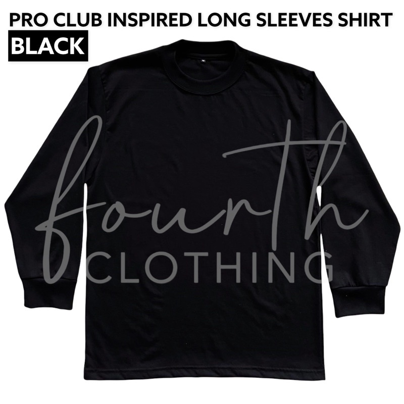 Pro Club Inspired Crew Neck Shirt LONG SLEEVES | Shopee Philippines