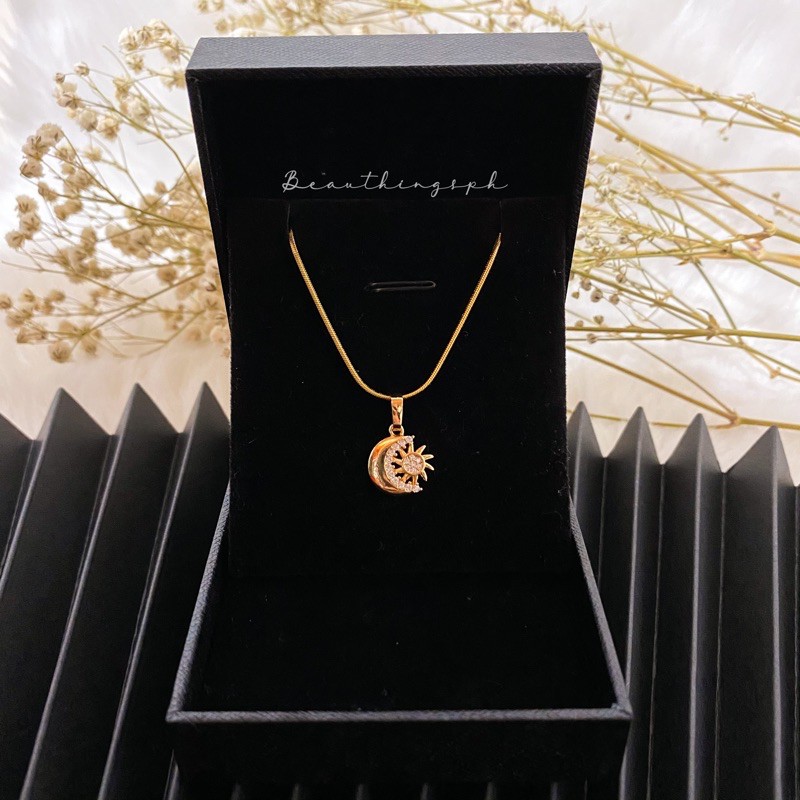Sol and Luna Necklace 18K Gold Jewelry with Free Box - Tala Inspired ...