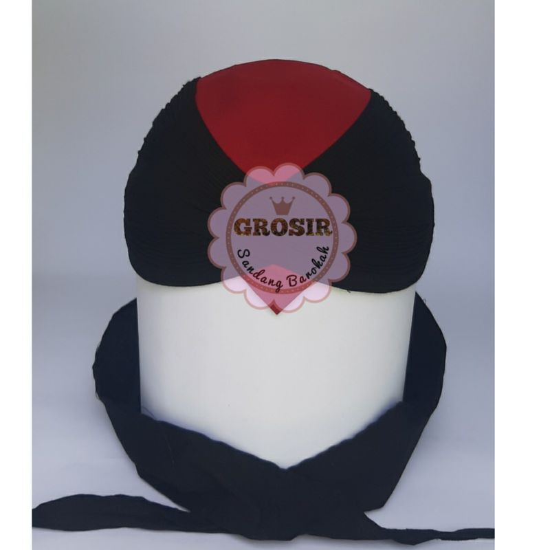 HITAM Sunan Folded Black maroon Combination | Shopee Philippines