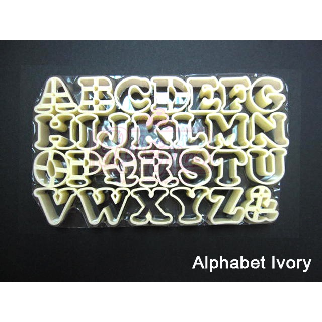 Alphabet Ivory Cutter Set | Shopee Philippines