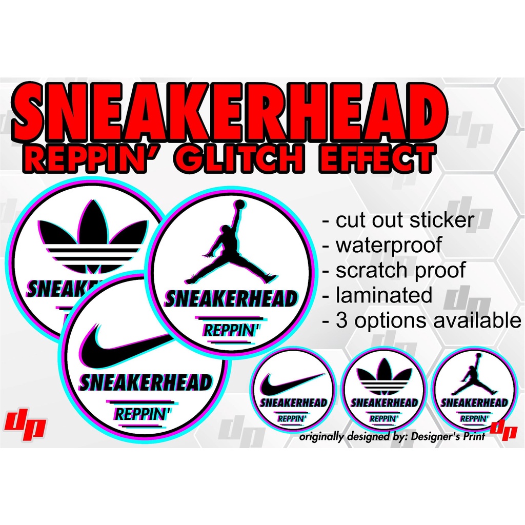 Reppin Glitch Effect - Reppin Nike, Adidas and Jordan Logo ...