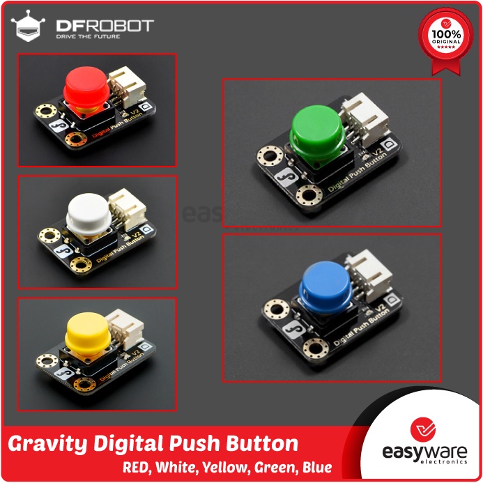 Dfrobot Gravity Digital Push Button Switch Push Button Module Shopee Philippines 4151