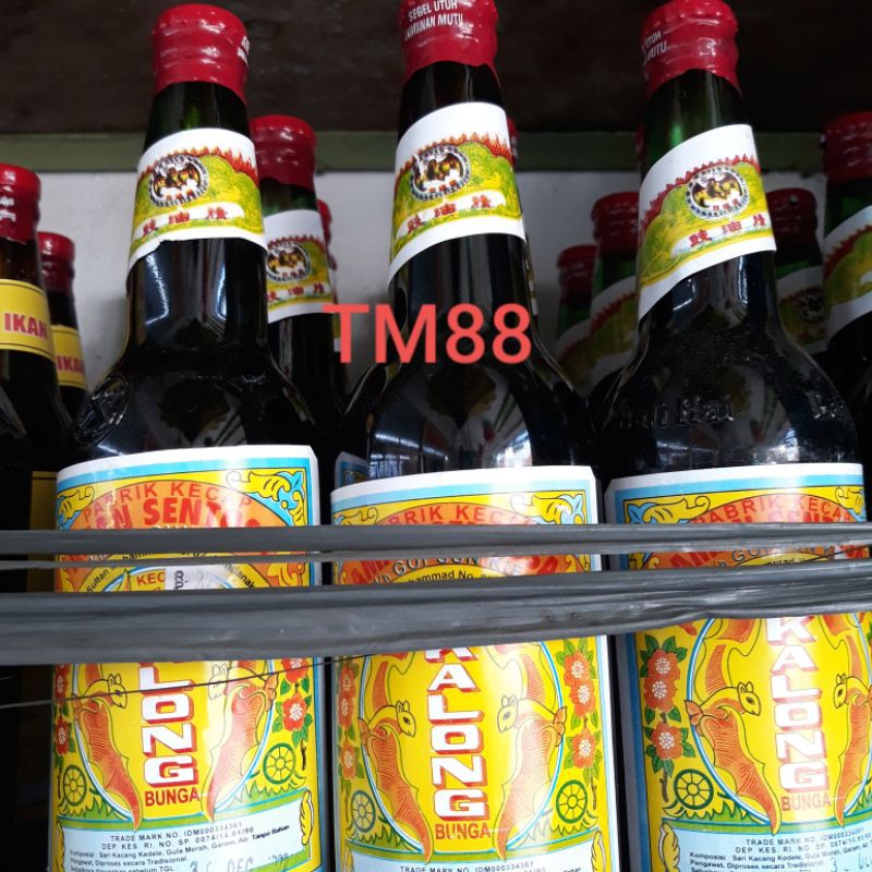 MERAH Salted KECAP CAP KALONG FLOWER RED SEAL TYPICAL by PONTIANAK ...