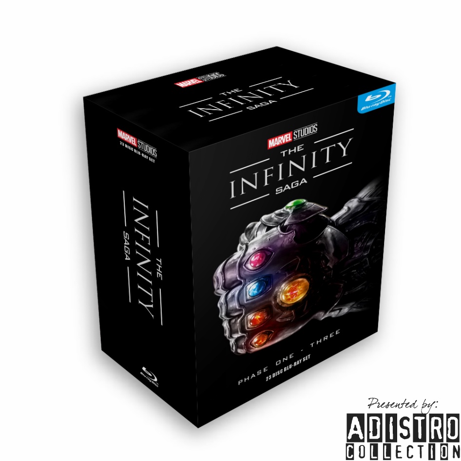 MARVEL INFINITY SAGA Blu-Ray Film BOX SET COMPLETE Edition | Shopee ...