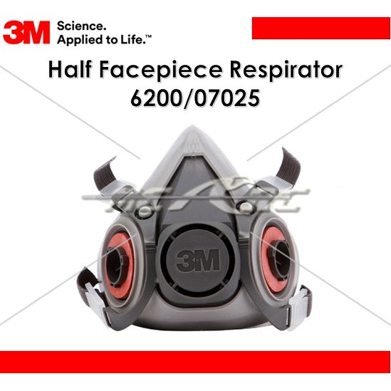3M Half Facepiece Respirator 6200/07025 | Shopee Philippines