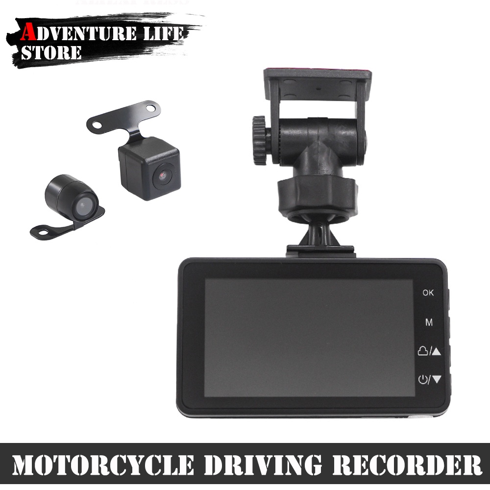 TD motoMotorcycle Front Rear Video Recorder Waterproof Dual Len 32G ...