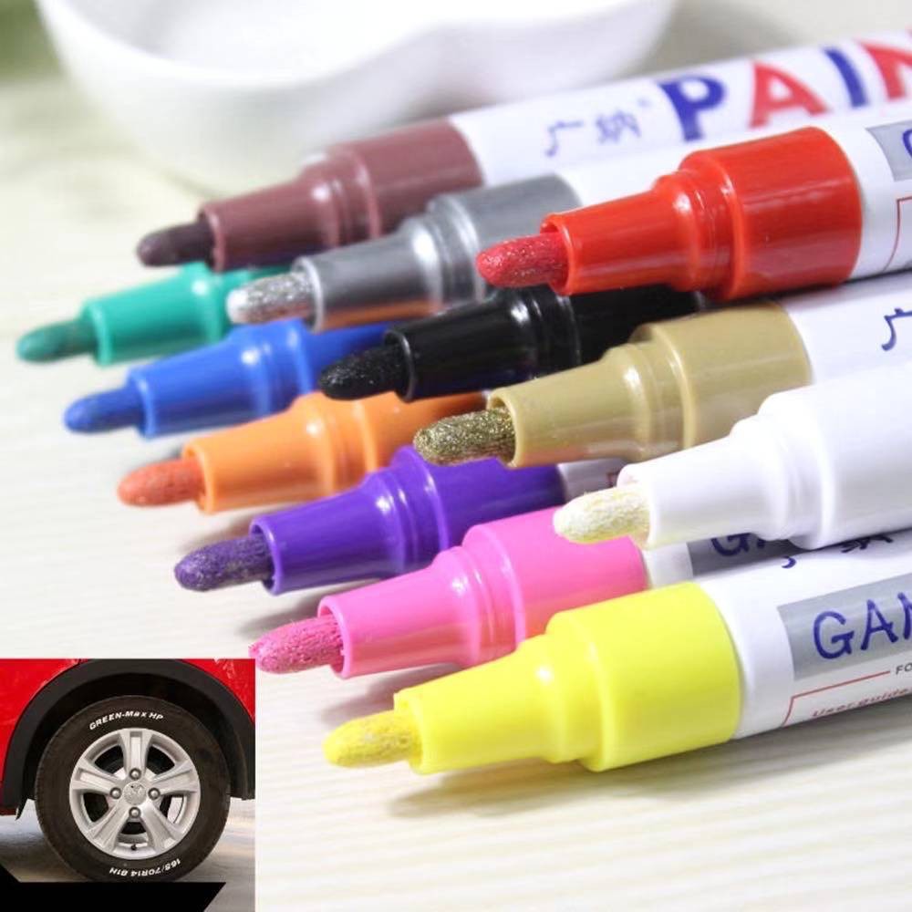 1Pcs Original Motorcycle Car Waterproof Rubber Permanent Paint Marker ...