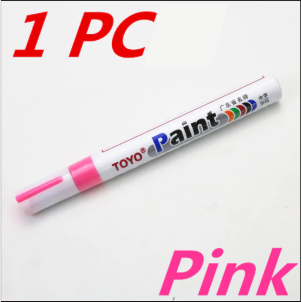 Paint Marker Pen Toyo / Waterproof Acrylic Glass Paper Rubber Fabric ...