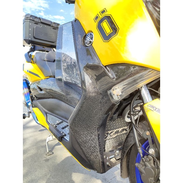 ORIGINAL SEC XMAX V1 AT XMAX V2 NITEX RADIATOR COVER FULL STAINLESS 45% ...