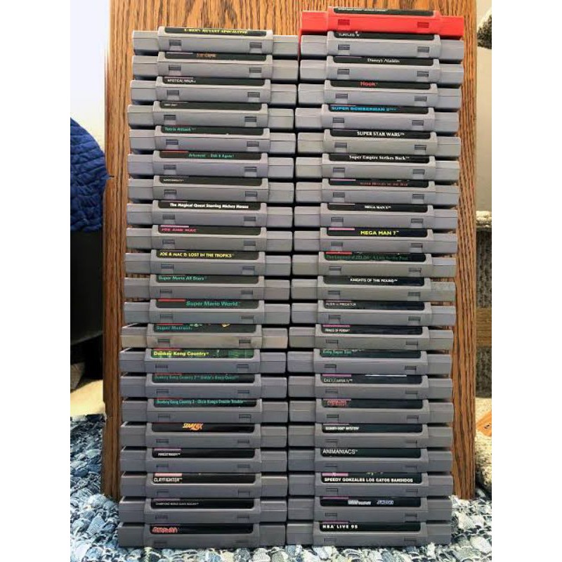 #1 SNES Super Nintendo Entertainment System Cartridge Game Card ...