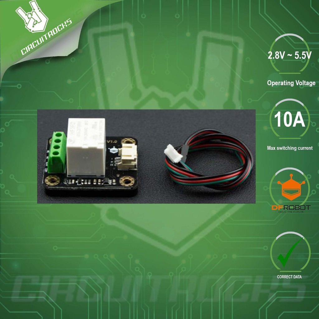 Relay 10A Module Arduino Raspberry Pi Compatible digital Gravity ...