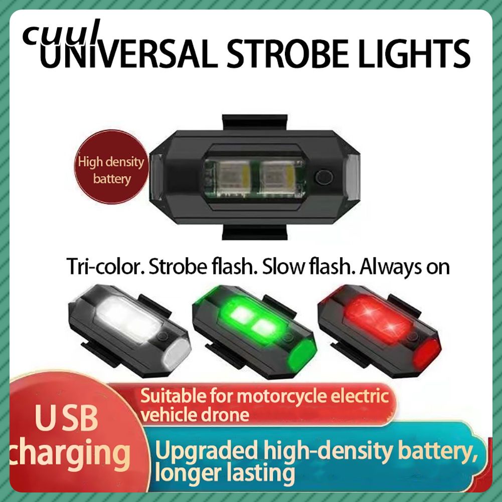 Rechargeable Drone Strobe Light flashing lights motorcycle bikes modified drones aircraft lights ...