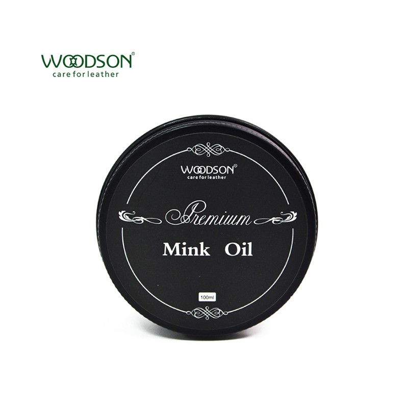 Woodson Mink Oil Balm Leather Conditioner, Leather Softener, Water ...