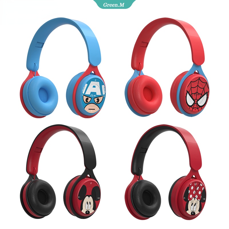 Marvel Captain America Spider-Man Disney MickeyWireless Headphones with ...