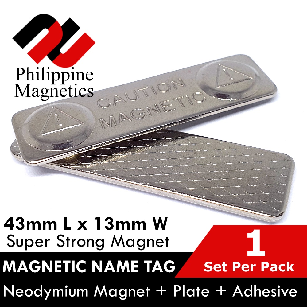 Super Strong Magnetic Name Tag Magnetic Name Plate Badge Id Badge ...