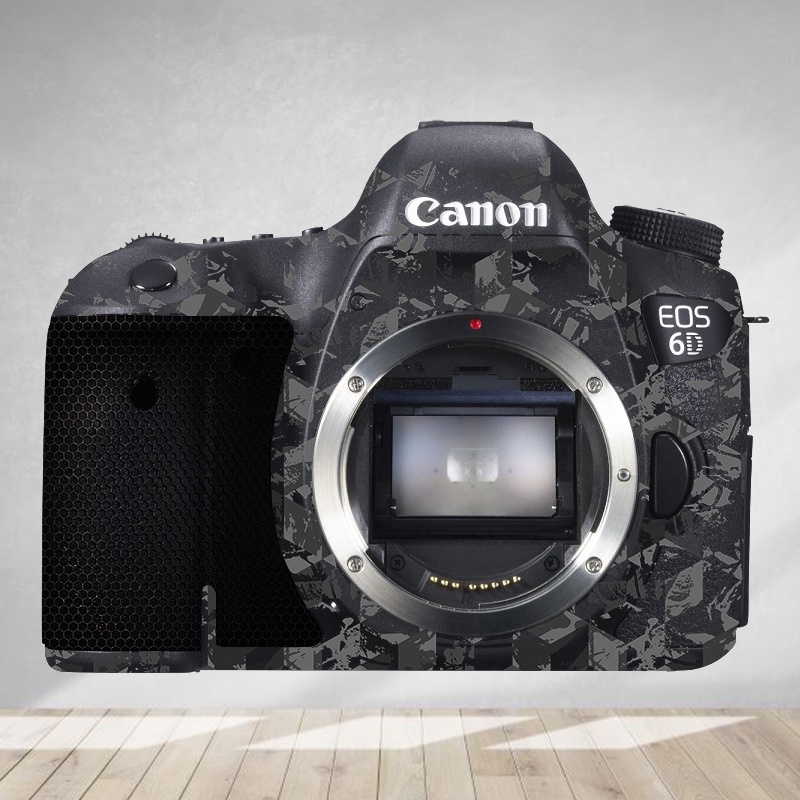 3m Camera Skin Sticker - Urban camo black model - For Canon DSLR ...