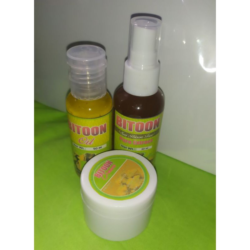 Mura ang Wumart 3in1 BITOON MINISET(bitoon cream+extract+oil) | Shopee ...