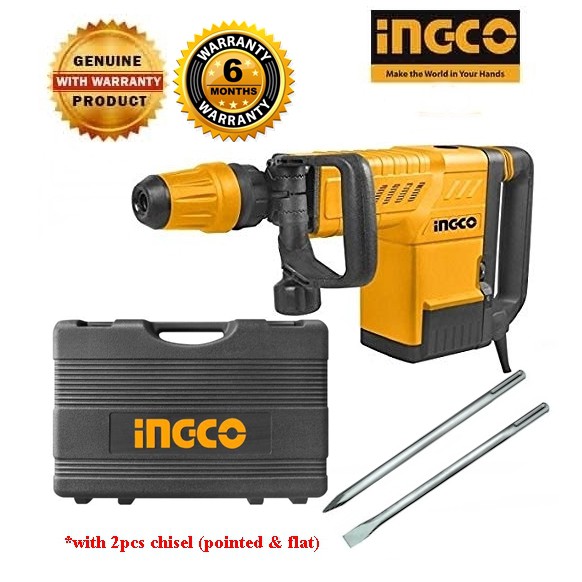 INGCO PDB15006 Original 10Kg Demolition Hammer 1500W | Shopee Philippines