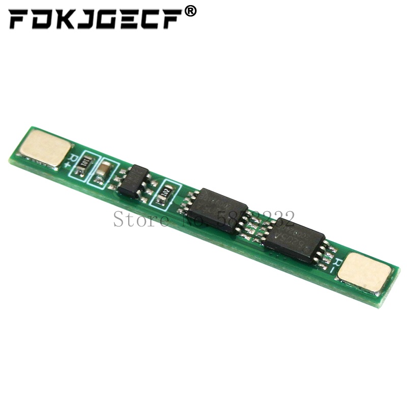 1S 3.7V 4A li-ion BMS PCM 18650 Battery Protection Board PCB for 18650 ...