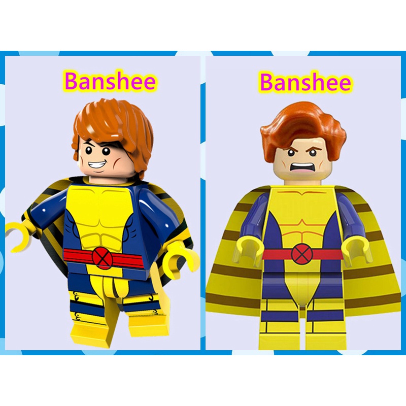 Compatible toys Marvel X-Men Banshee Children's toys Doll Building ...