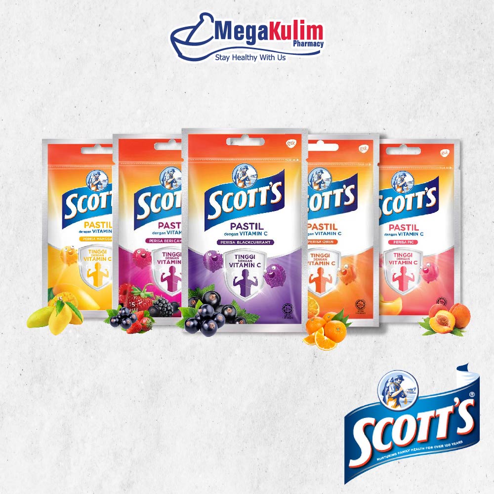 Scott's Vitamin C Pastilles (15's/pack) | Shopee Philippines