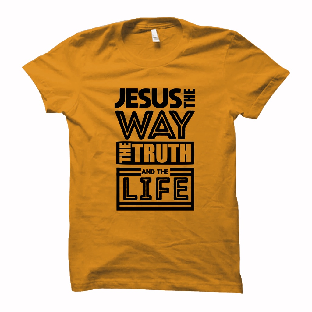 Christian Shirt AOW MUSTARD Adult Cotton Spandex Freesize Gospel Unisex ...